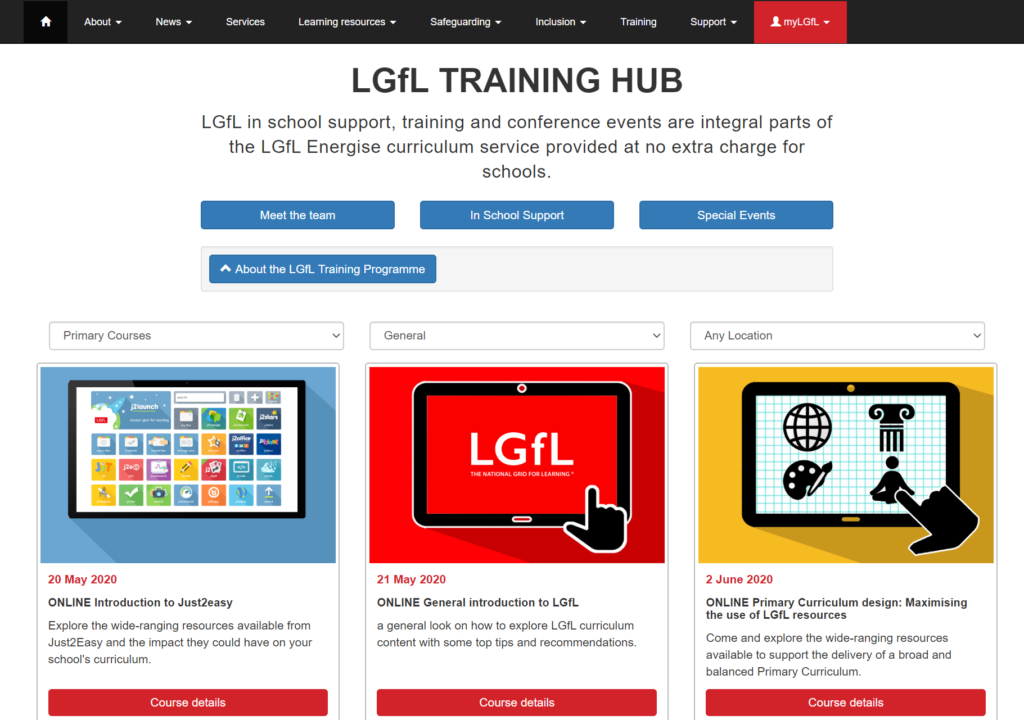 LGfL Online Training