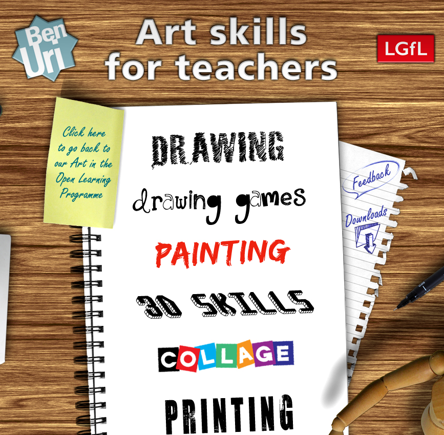 Art skills for teachers resource on the LGfL