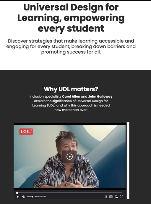 Strengthening SEND Support: New LGfL Resources and Training ...